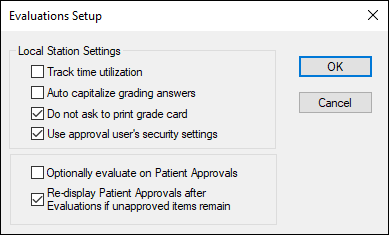 Set Workstation Defaults