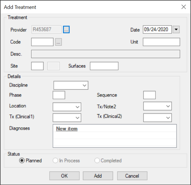 Treatments & Clinical Notes