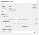 Enter Additional Treatment Information