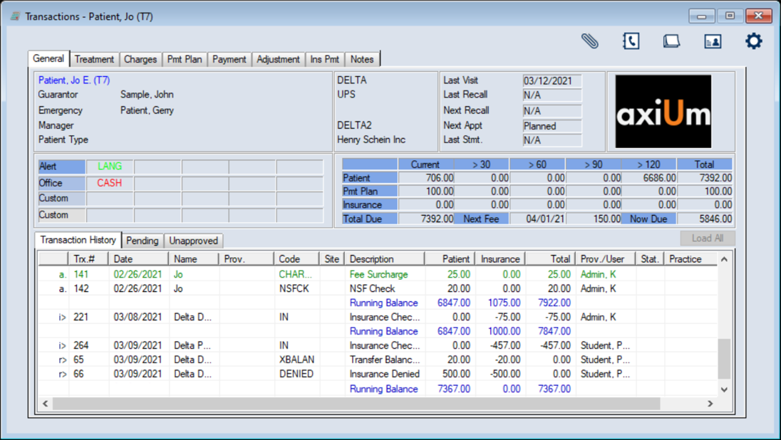 Transactions Overview
