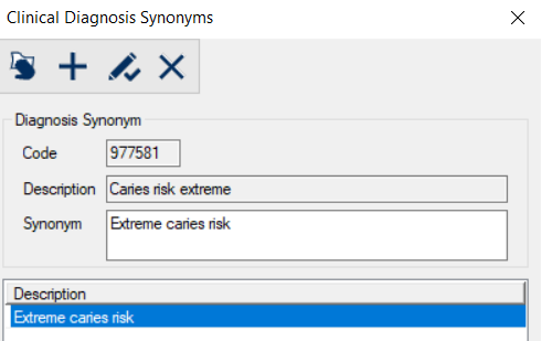 Clinical Diagnosis Codes