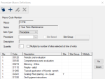 Procedure Macro Codes