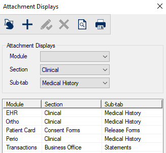 Attachment Displays