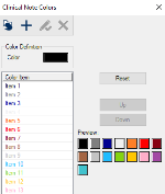 Clinical Note Colors