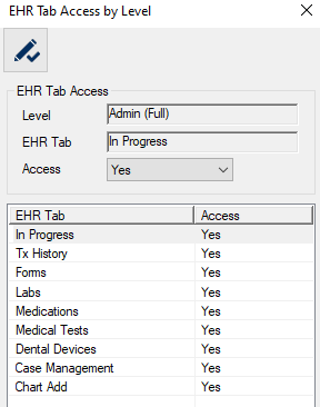 EHR Display Options