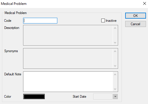 Medical Problem List