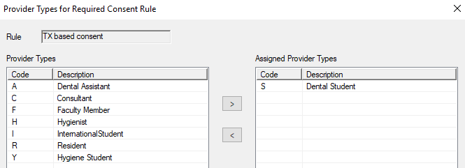 Required Consent Rules