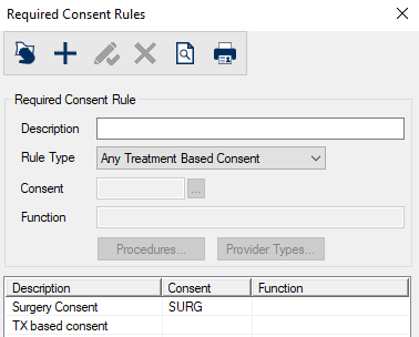 Required Consent Rules