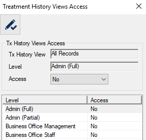 Treatment History Views