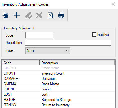 Inventory Order Types