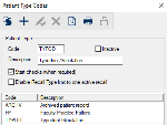 Patient Type Codes