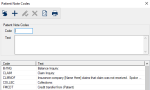 Patient Note Codes